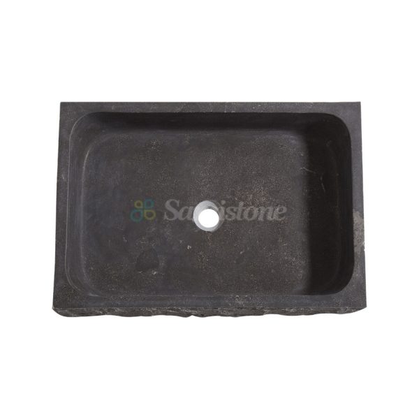 Samistone outdoor blue limestone square hand wash basin