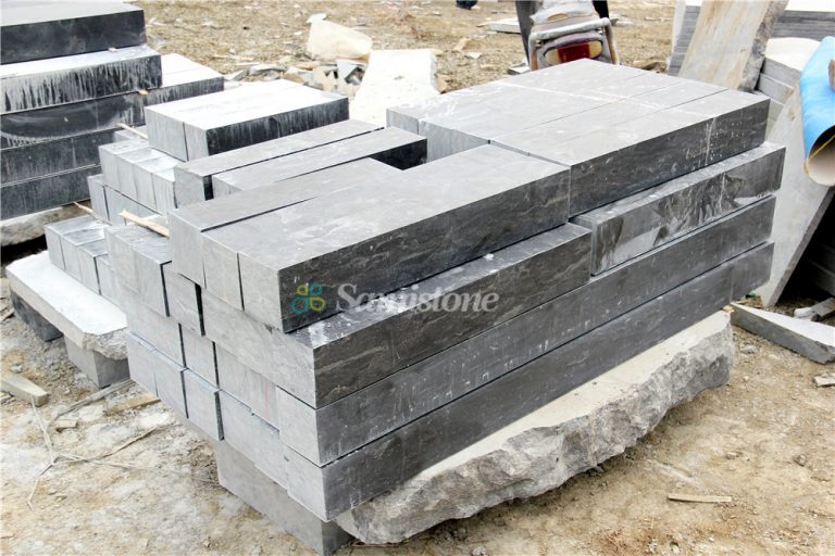 Samistone Blue Limestone Road Curb Kerbstone china factory - Samistone