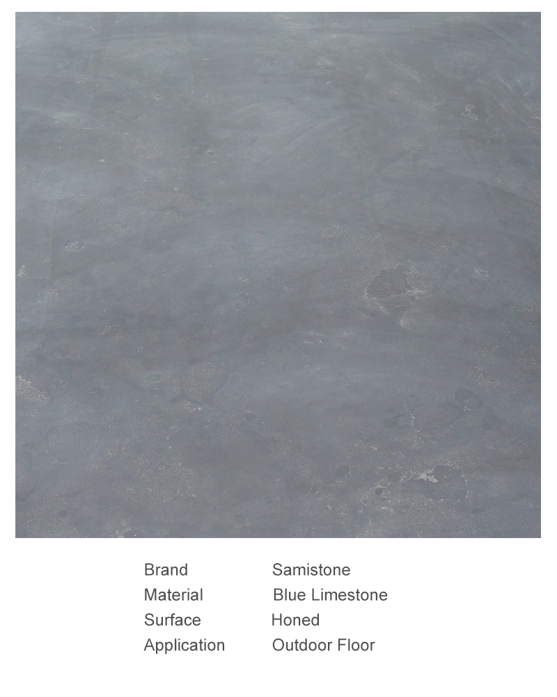 honed blue limestone tiles - Samistone