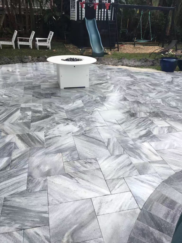 Samistone Grey Marble French Pattern Patio Design china factory - Samistone