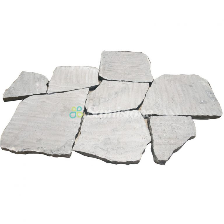 Samistone Blue Limestone Flamed Random Stone china factory china ...