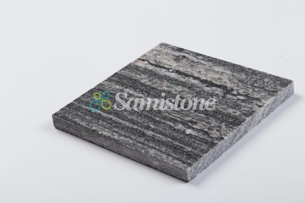 Samistone Grey Granite Polished&Bush-Hammered Tile