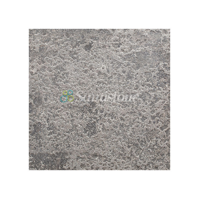 Samistone blue limestone flamed brushed floor tiles