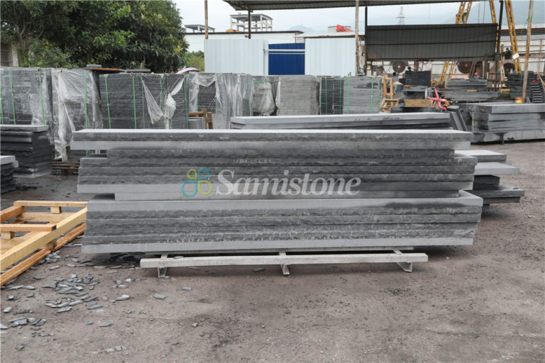 Samistone Blue Black Sandstone Coping Price for Garden Patio