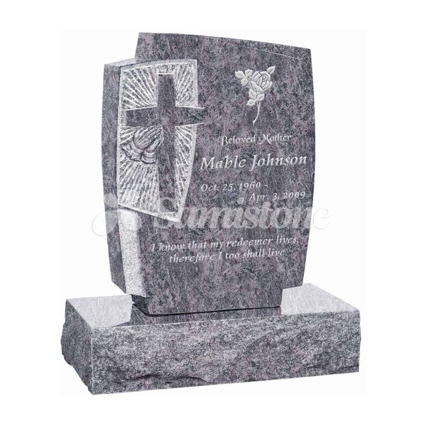 Wholesale Granite Headstone With Religious Symbols Design American ...